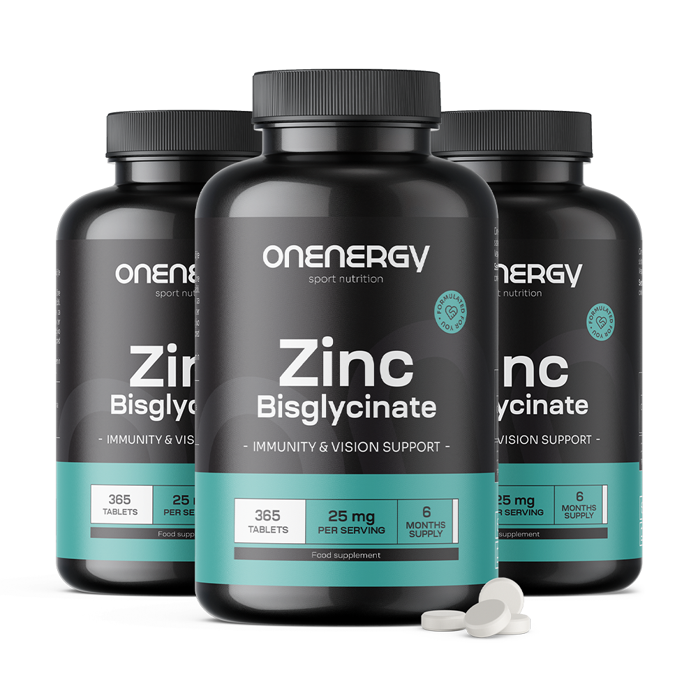 3x Bisglicinat de zinc 25 mg, total 1095 de comprimate - On-Energy.ro