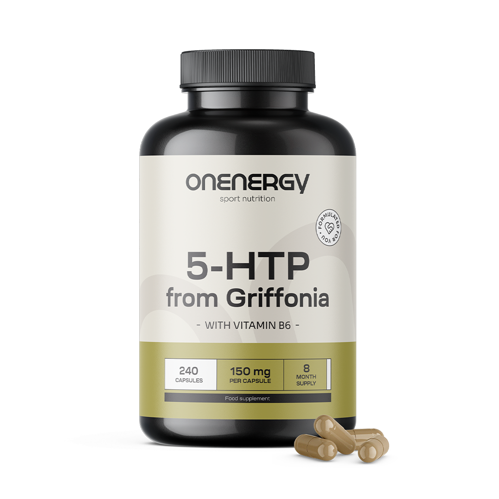5-HTP 150 mg - Griffonia Simplicifolia, 240 de capsule - On-Energy.ro