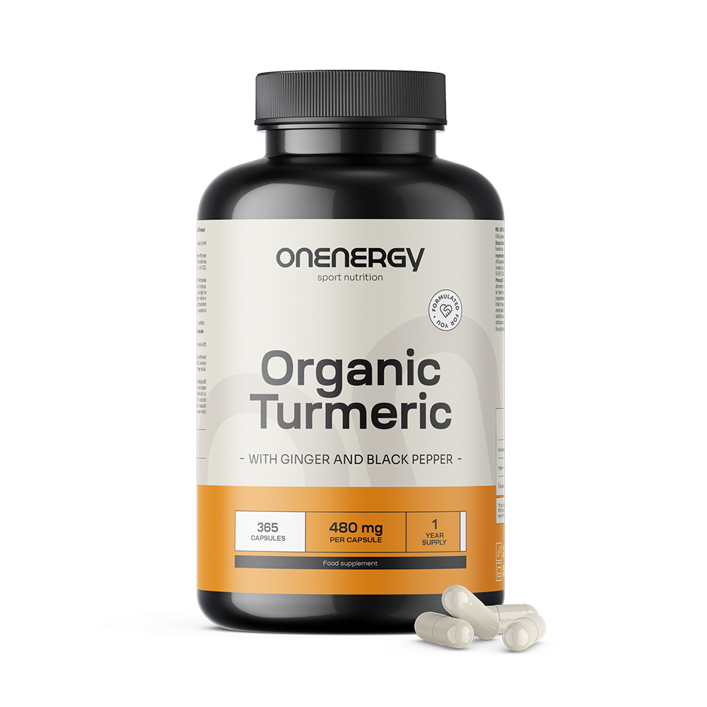 BIO Turmeric cu ghimbir și piper negru, 365 de capsule - On-Energy.ro